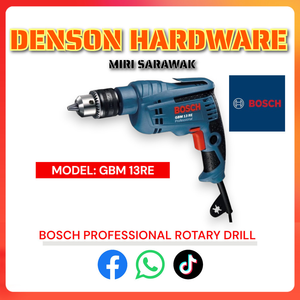 BOSCH GBM 13RE Professional Rotary Drill - 06014775L0 | Shopee Malaysia