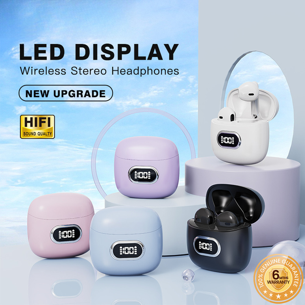 Fon Telinga Bluetooth Wayarles BA19 Pro Tws dengan Kawalan Sentuhan ...