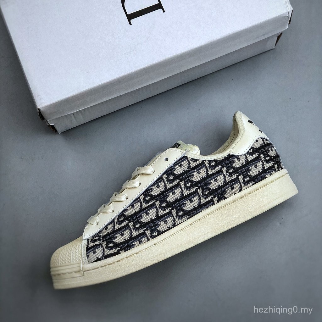 Dior x Adidas Originals Superstar "Christian Dior" Shell Toe Series Low ...
