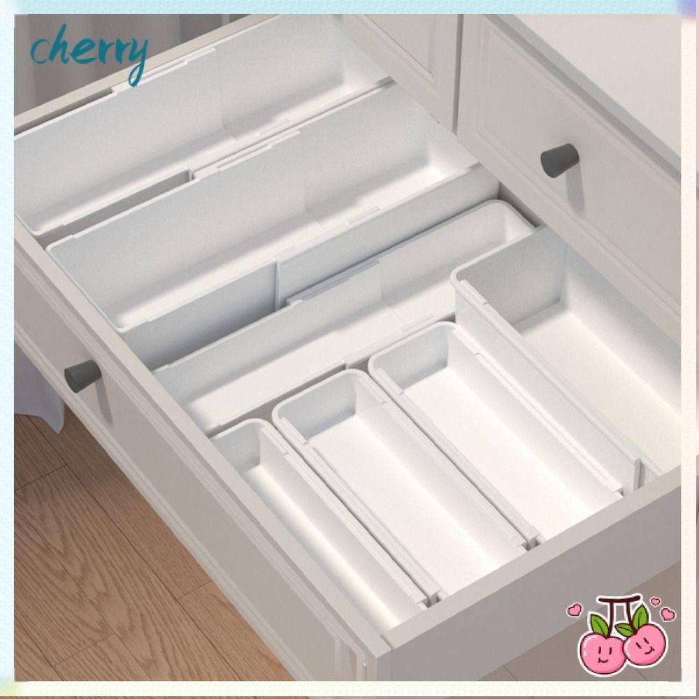 CHERRY Drawer Organizer Box, Dividing Multiple Sizes Makeup Drawer ...