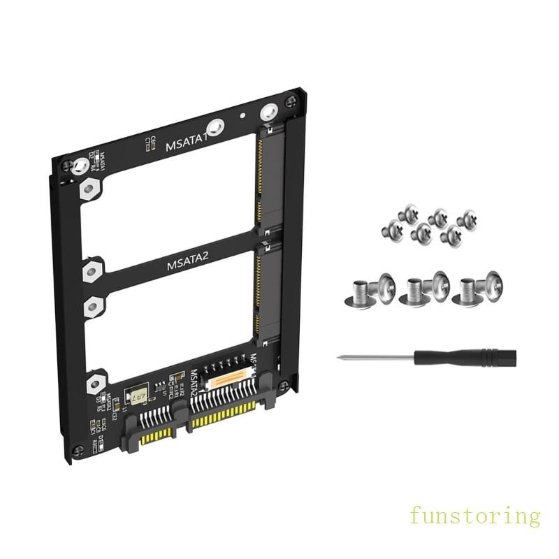 FUN mSATA SSDs to SATA3 0 6Gbps Drive with Frame Bracket for mSATA SSDs Enclosure | Shopee Malaysia