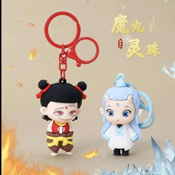 Loket beg sekolah boneka tiga dimensi Nezha tiga dimensi baru | Shopee ...