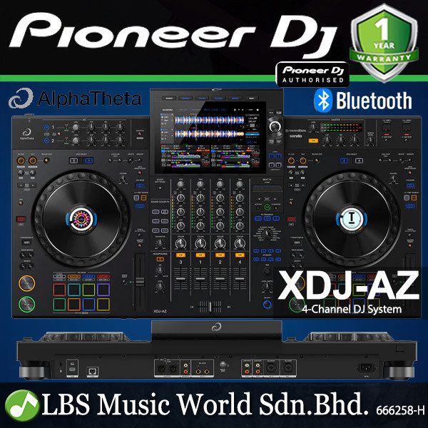 Pioneer DJ XDJ-AZ 4 Channel AlphaTheta All in One DJ System (XDJ AZ) | Shopee Malaysia