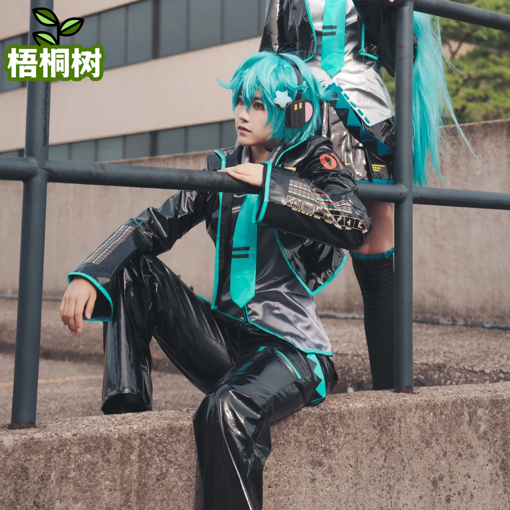 Hatsune cos Clothing Sex Transformation c Clothing MIKUO cosplay Full ...