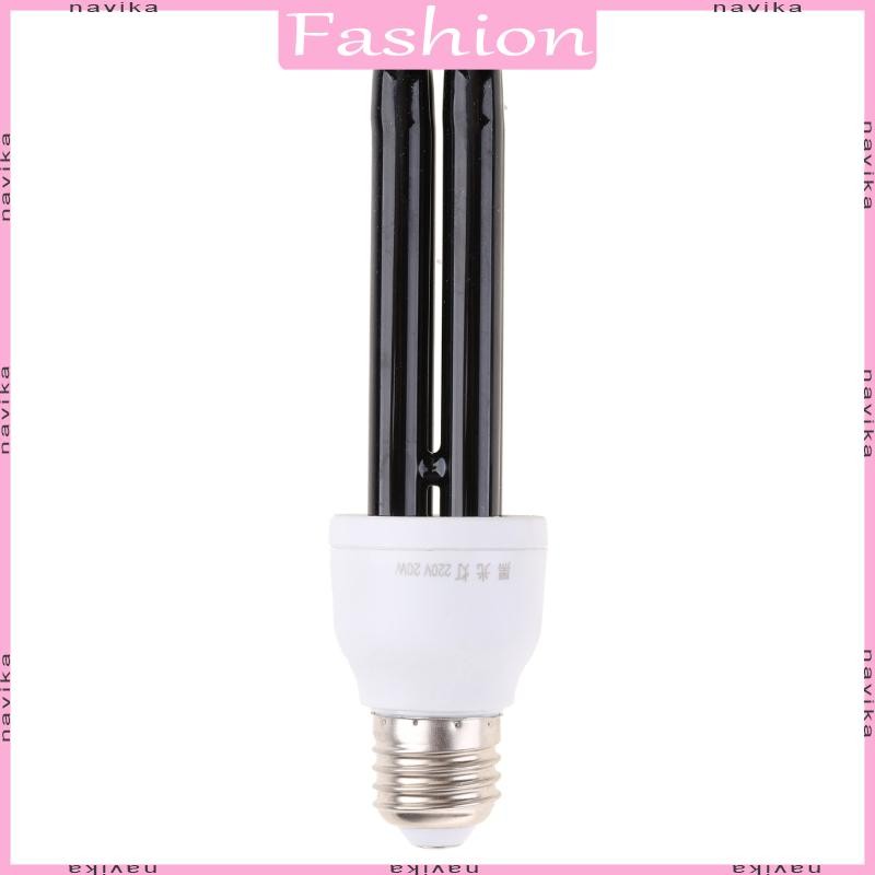 NAV 220V20W UV Fluorescent Blacklight Light E27 Bulb Mosquito and ...