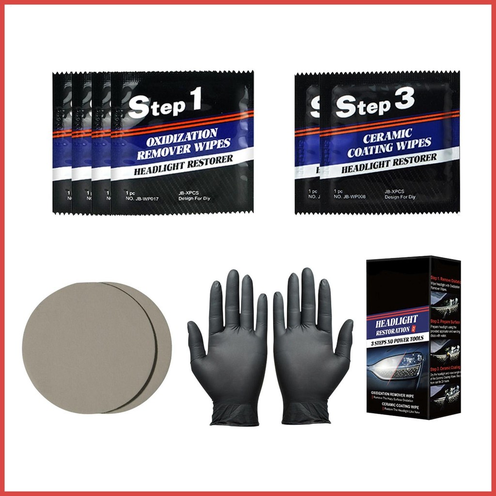 Car Headlight Restoration Kit Headlight Cleaner Kit Lens Polisher ...