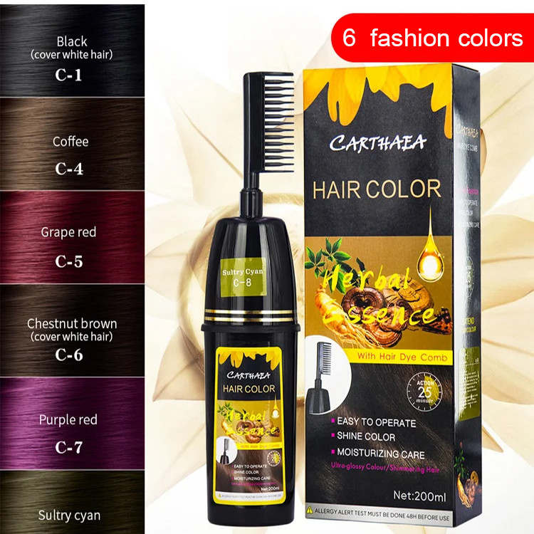 Carthaea Herbal Black Hair Dye for a Refreshing Look | Shopee Malaysia