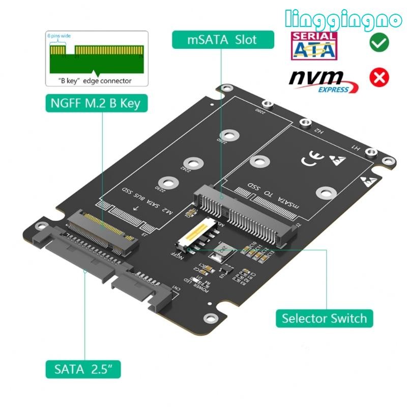 RR M 2 NGFF Msata SSDs To SATA3 0 2 5inch Hard Disk Drive Enclosure ...