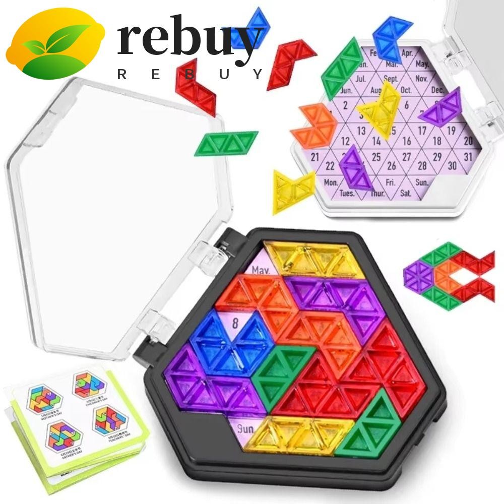 REBUY Smart Clearance Tangram Toy, Multiple Shapes Interactive Calendar ...