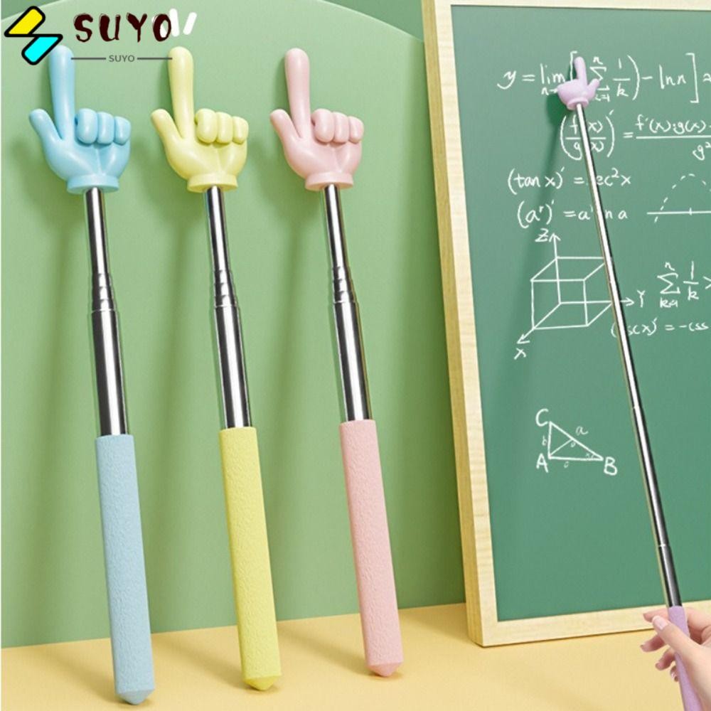 SUYO Finger Reading Sticks, Telescopic Rod Finger Design Teaching ...
