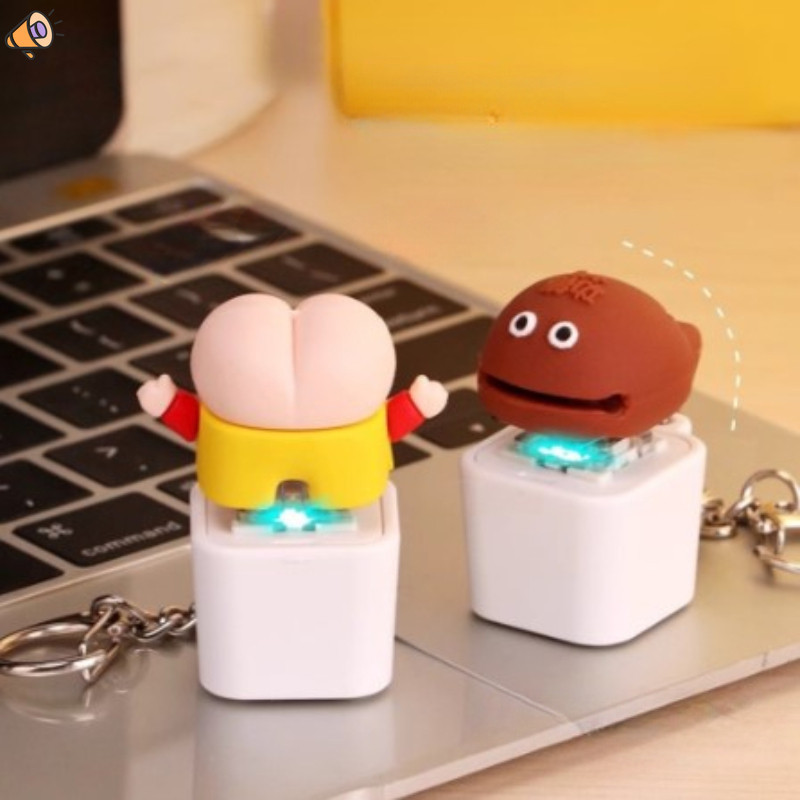 Electronic Keyboard with Sound Effects Merit +1 Key Cap Gold Wooden ...