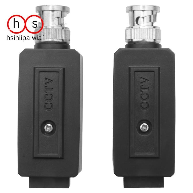 CCTV Camera Coax BNC RJ45 UTP Cat5 Active Video Balun Transceiver Pair ...