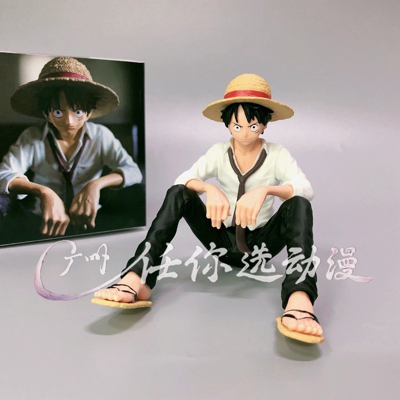 One Piece Figure Sitting Luffy Shirt Photographer Stylist Model Car ...