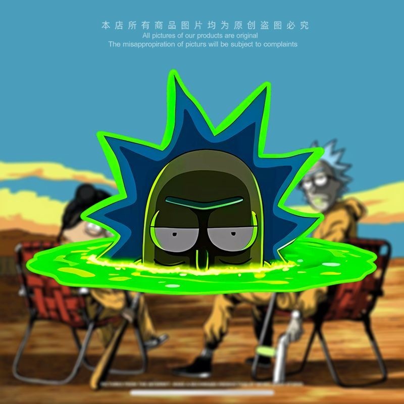 Car Reflective Car Stickers Dr. Rick and Dr. Rick Transmission Peeking ...