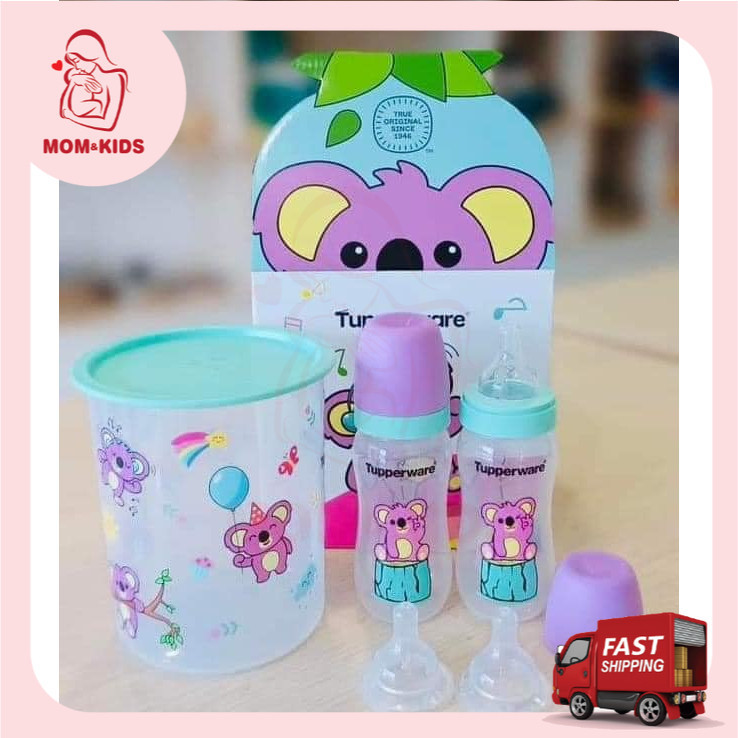 Tupperware Baby Set Koale Bundle Joy Koala Milk Powder Compartment ...