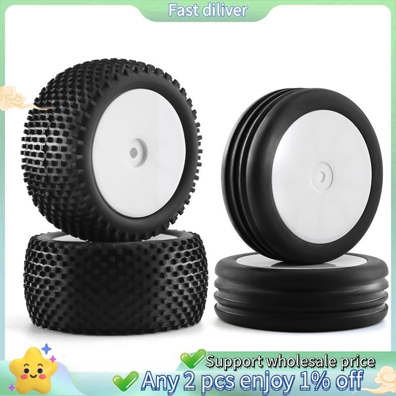 GT-1/10 2WD RC Off-Road Buggy Car Rubber Tires Wheels Tyres for XRAY ...