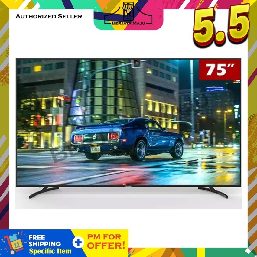 Panasonic 75" 4K UHD Smart Android LED TV TH-75HX600K | Shopee Malaysia
