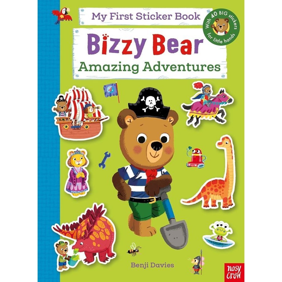 Bizzy Bear My First Straw Book: Amazing Adventures/Busy Sticker Book ...