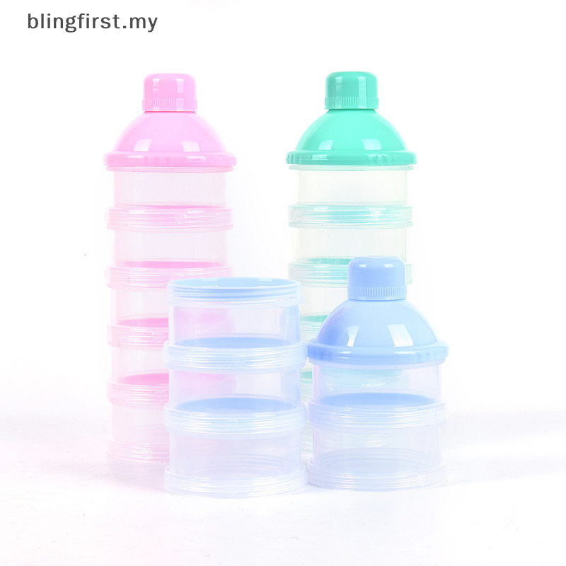 [blingfirst] Portable Newborn Baby Milk Dispenser 5 Layers Milk Bottle ...