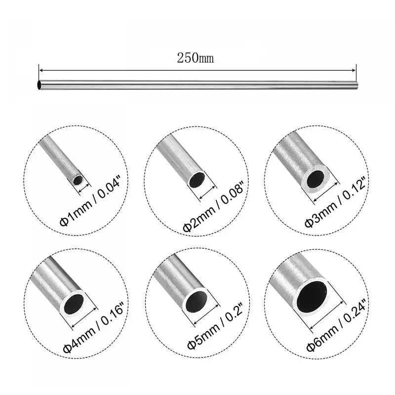 304 Stainlessy Steel Tube OD1/1.5/2/3/5/6/8/10/12mm Round Capillary ...