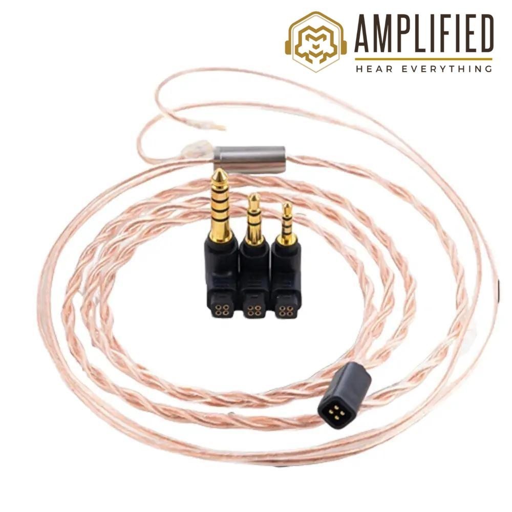 Moondrop PCC 6N Pure Single Crystal Copper Interchangeable Cable ...
