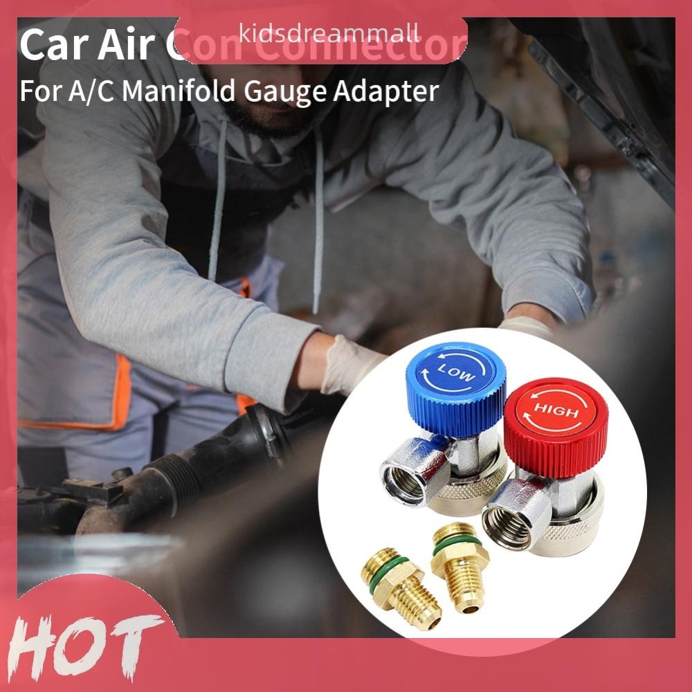 [KidsDreamMall.my] R134A A/C Adapter Copper High Low Adapter Air ...