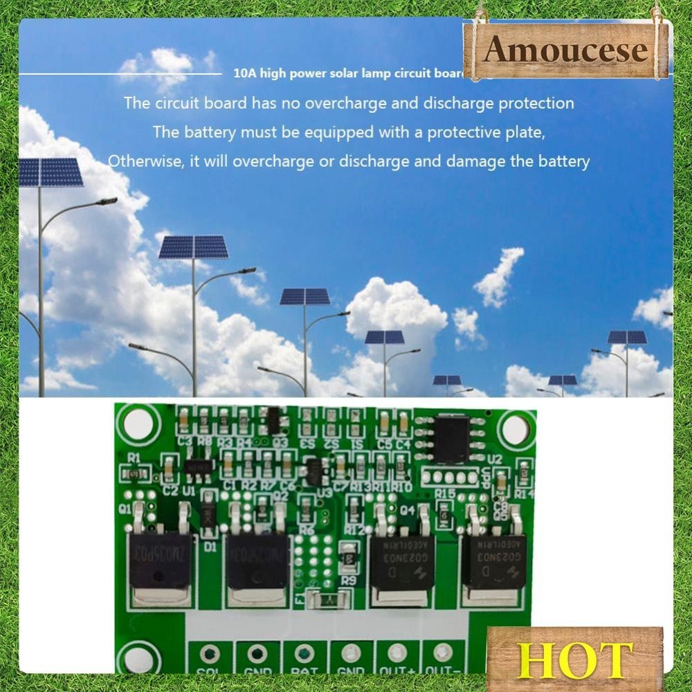 10A High Power Solar Lamp Circuit Board Automatic Street Landscaping ...