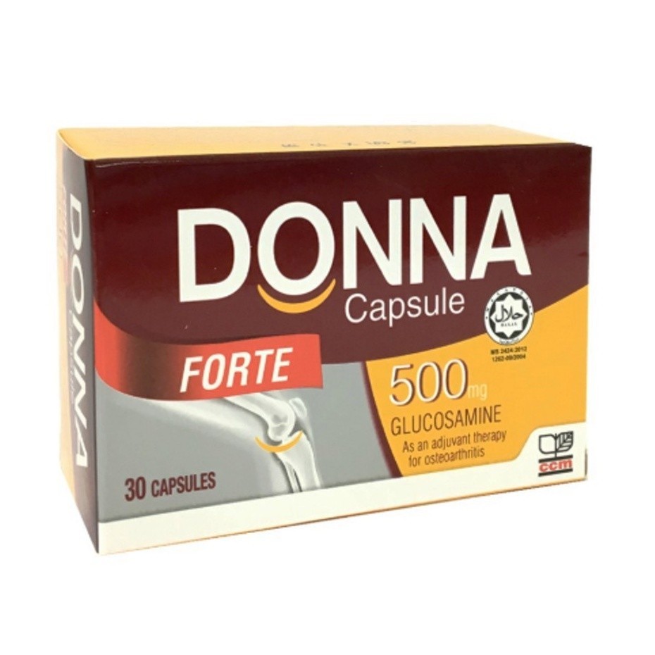 DONNA CAPSULE FORTE 500MG GLUCOSAMINE 30'S ( EXP:04/2026) | Shopee Malaysia