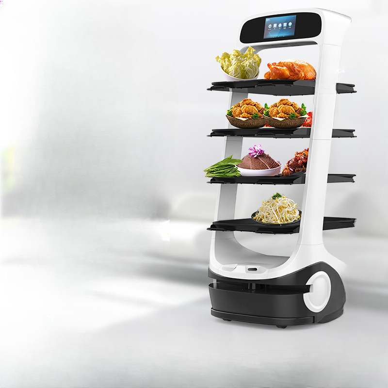 Smart Food Delivery Robot for Hotel Restaurant Hotpot Restaurant ...