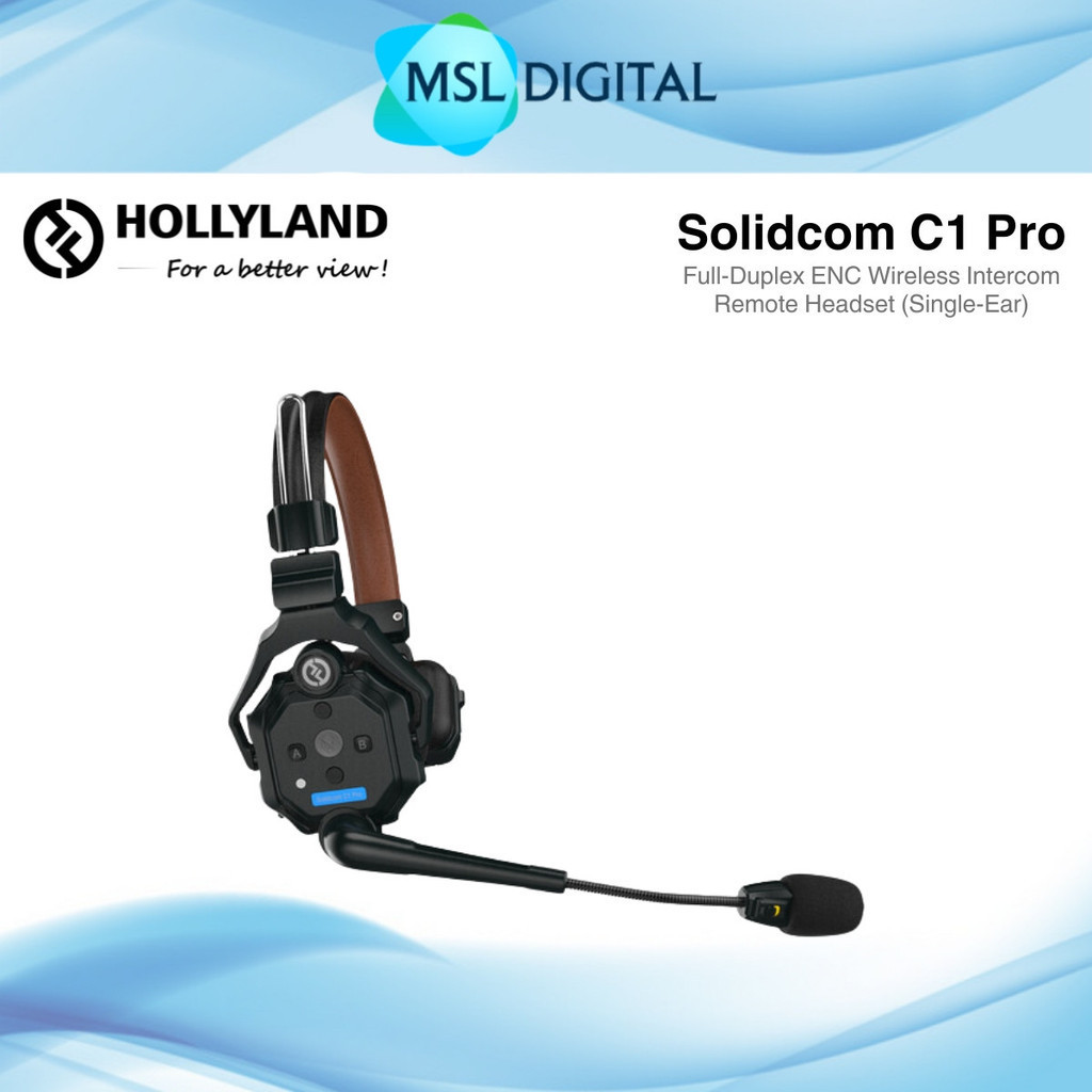 Hollyland Solidcom C1 Pro Full-Duplex ENC Wireless Intercom Remote ...