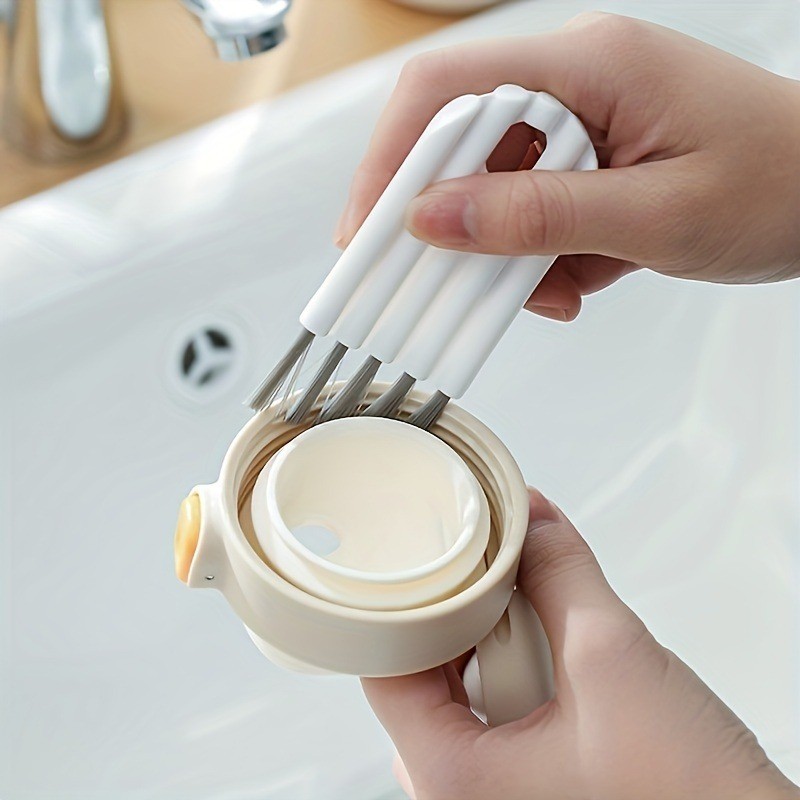 Efficient Cup Lid Cleaning Brush For Water Bottles, Tumblers, And ...