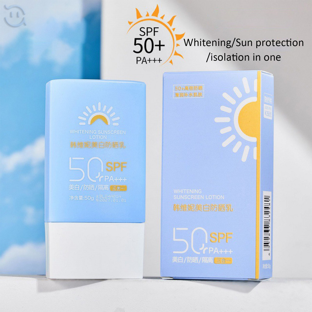 TTLIFE SPF50+ Moisturizing Sunscreen Cream Protector Facial Sun Block Gel Isolation Lotion Cream ...