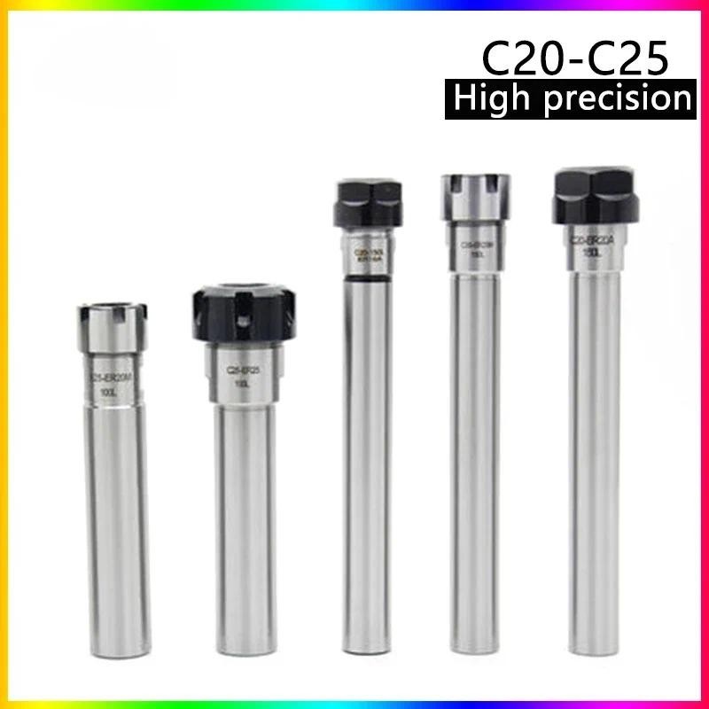 High precision 0.003 C20 C25 ER11 ER16 ER20 ER25 ER32 Straight Shank ...