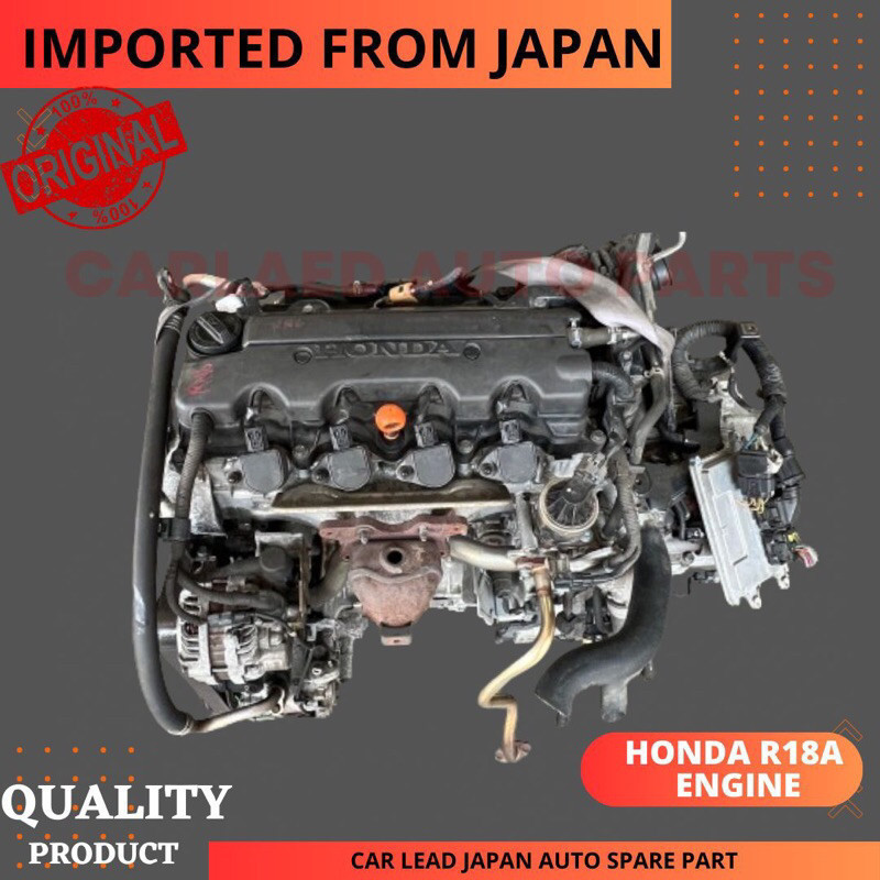 🇯🇵🇯🇵ORIGINAL HONDA STREAM RN6 RN8 RN9/ CIVIC FD ENGINE KOSONG R18A FROM ...