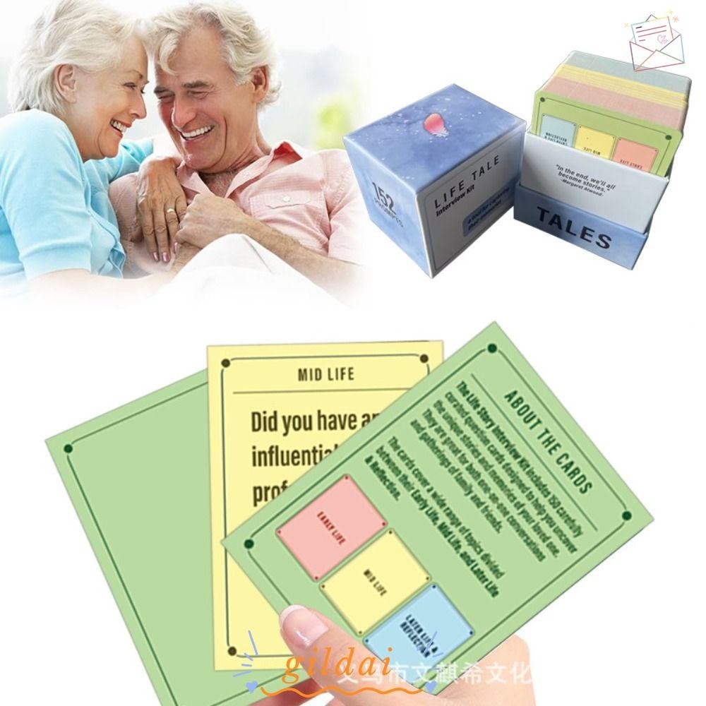 GILDAI 152 Life Story Interview Kit Cards, True Story Books Pictionary ...