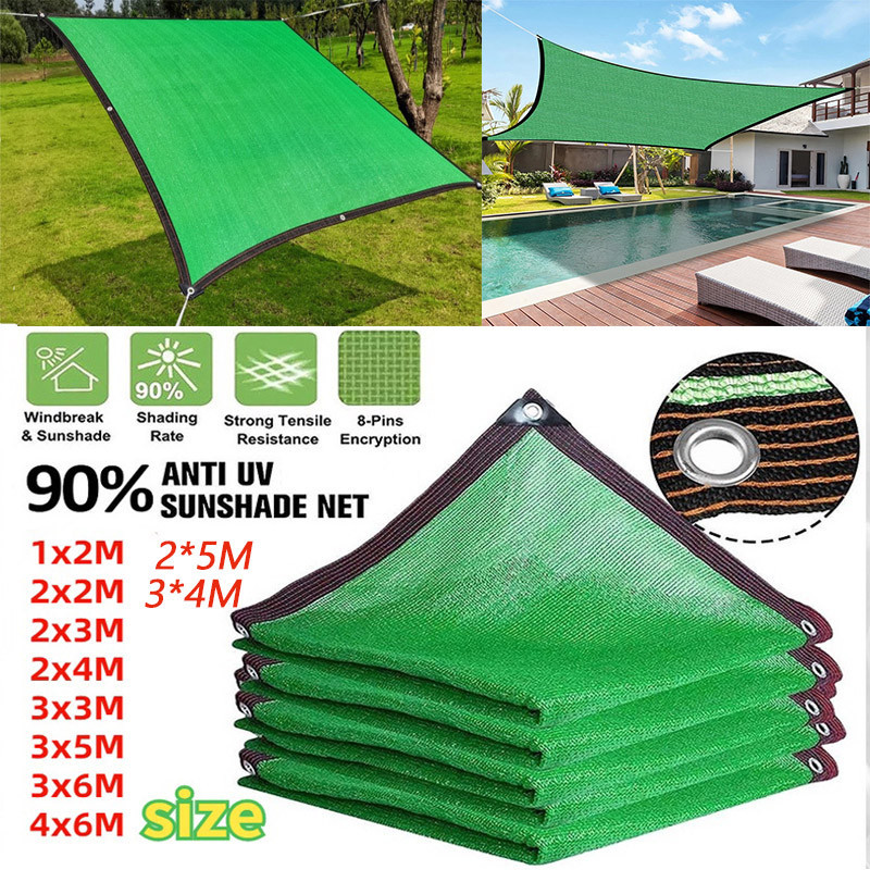 90% Anti-UV Sun Shade Net Sun Shades Outdoor Anti-UV Awnings Sun ...