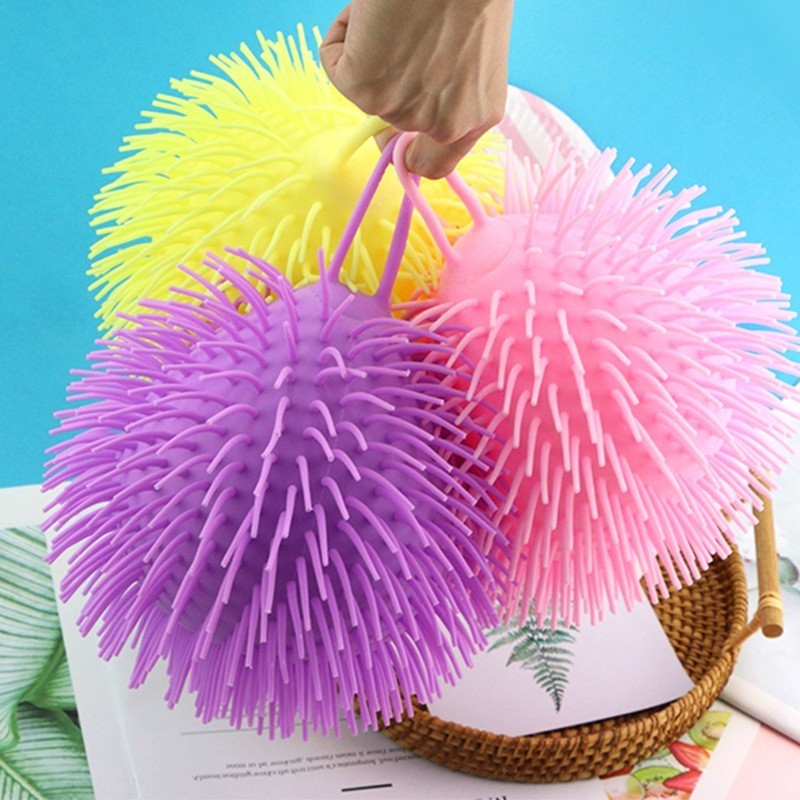 Squishy Ball 19CM Bola Bulu Lembut Bercahaya Besar Bola Squishy Mainan ...