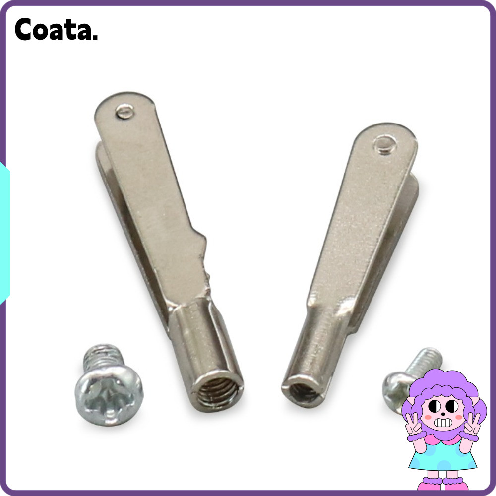 COATA 5Pcs Rod Connector Clamp, DIY M2/M3 Metal Clevis, Accessories Kit ...