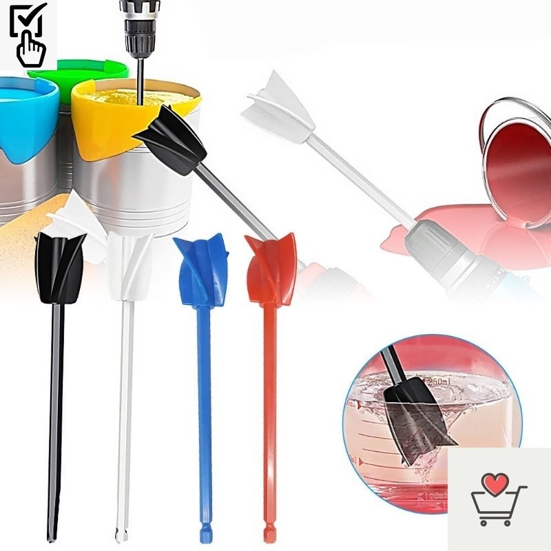 MBR Portable Useful Latex Oil Paint Paint Stirring Rod Detachable Epoxy ...