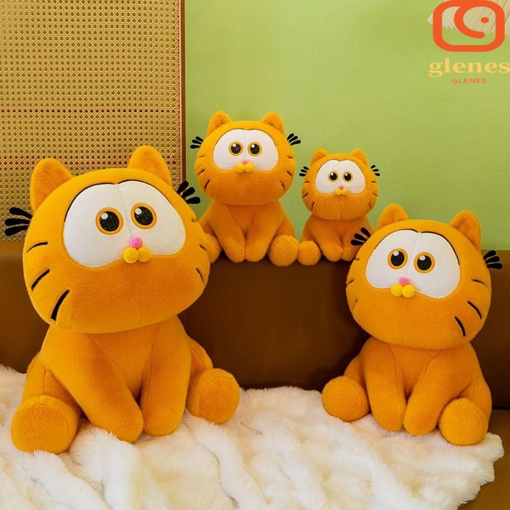 GLENES Garfield Plush Doll, The Garfield Movie Anime Anime Figure Ugly ...