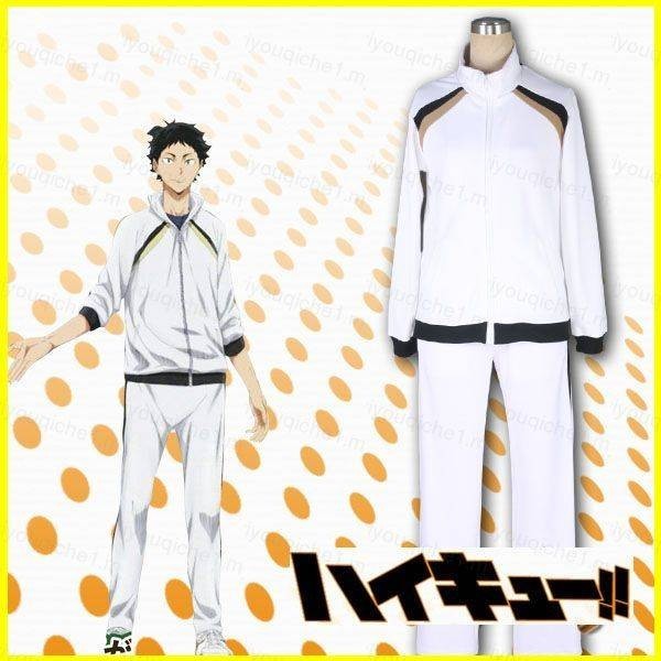 COOL Haikyuu!! Cosplay Costume Fukurodani High School Coat Jacket Sport ...