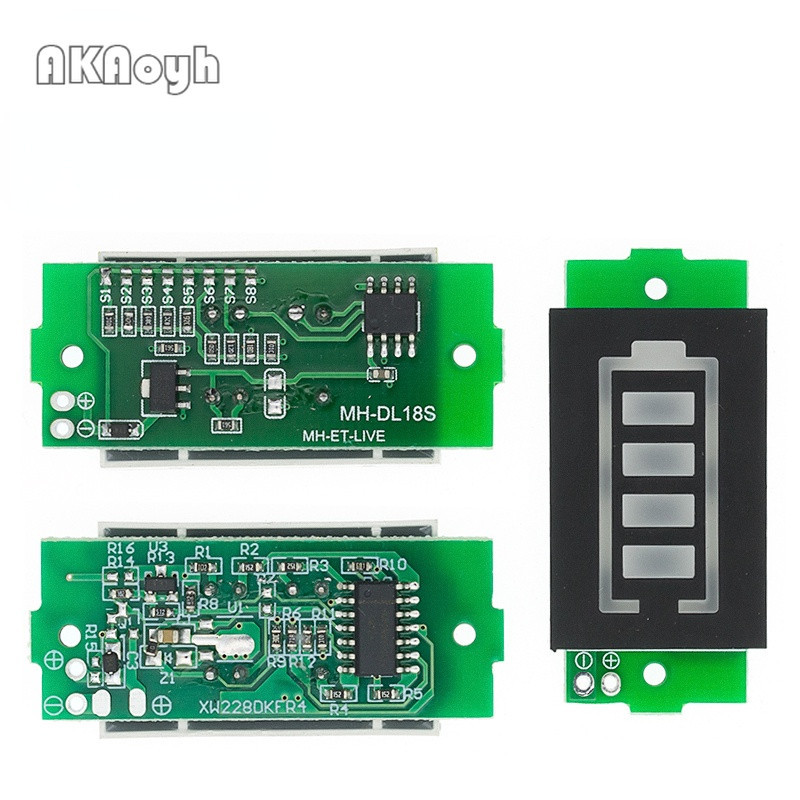 1S 2S 3S 4S Single 1-8S Single 3.7V Lithium Battery Capacity Indicator ...