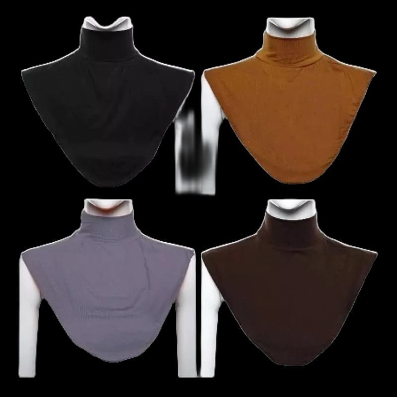 High Neck Inner Leher Dada-Turtleneck Half Inner-Inner Tutup Leher ...