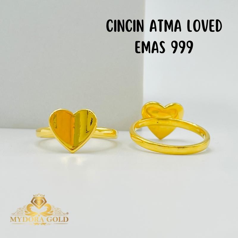 MYDORA Cincin Atma Loved l EMAS 999/24K & EMAS 916/22K | Shopee Malaysia