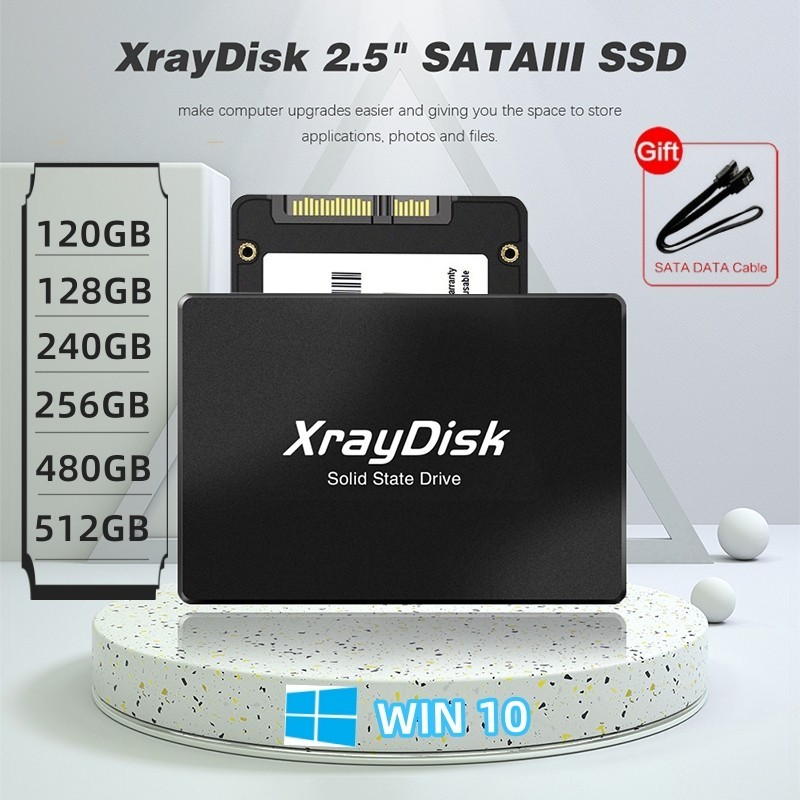 Xraydisk ssd hard drive 128gb 240gb 256gb 480gb 512gb sata 3 ssd . System U disk can be added ...