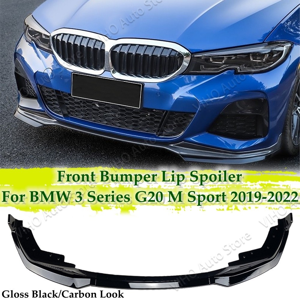 For BMW G20 G21 Pre-Lci M Performance Style Front Bumper Splitter Lip ...