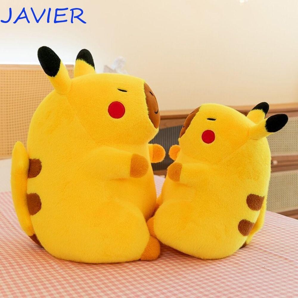 JAVIER Pikachu Capybara Stuffed Doll, Cosplay Simulation Capybara Plush ...