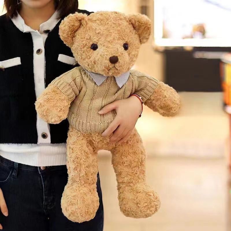 Gentleman Teddy Bear Doll Cute Shirt Bear Doll Children Hug Bear Plush ...