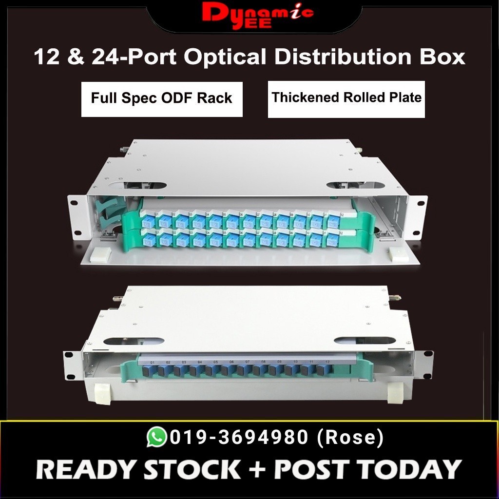 12/24 Core Full Spec Telecom-Grade Optical Distribution Frame ODF Rack ...