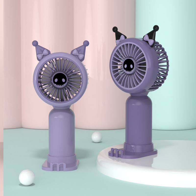 Small Handheld Fan Cute Sanrio Kuromi handheld fan cartoon anime ...